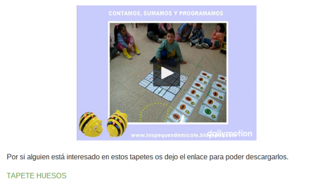 Escenarios para Bee-Bots