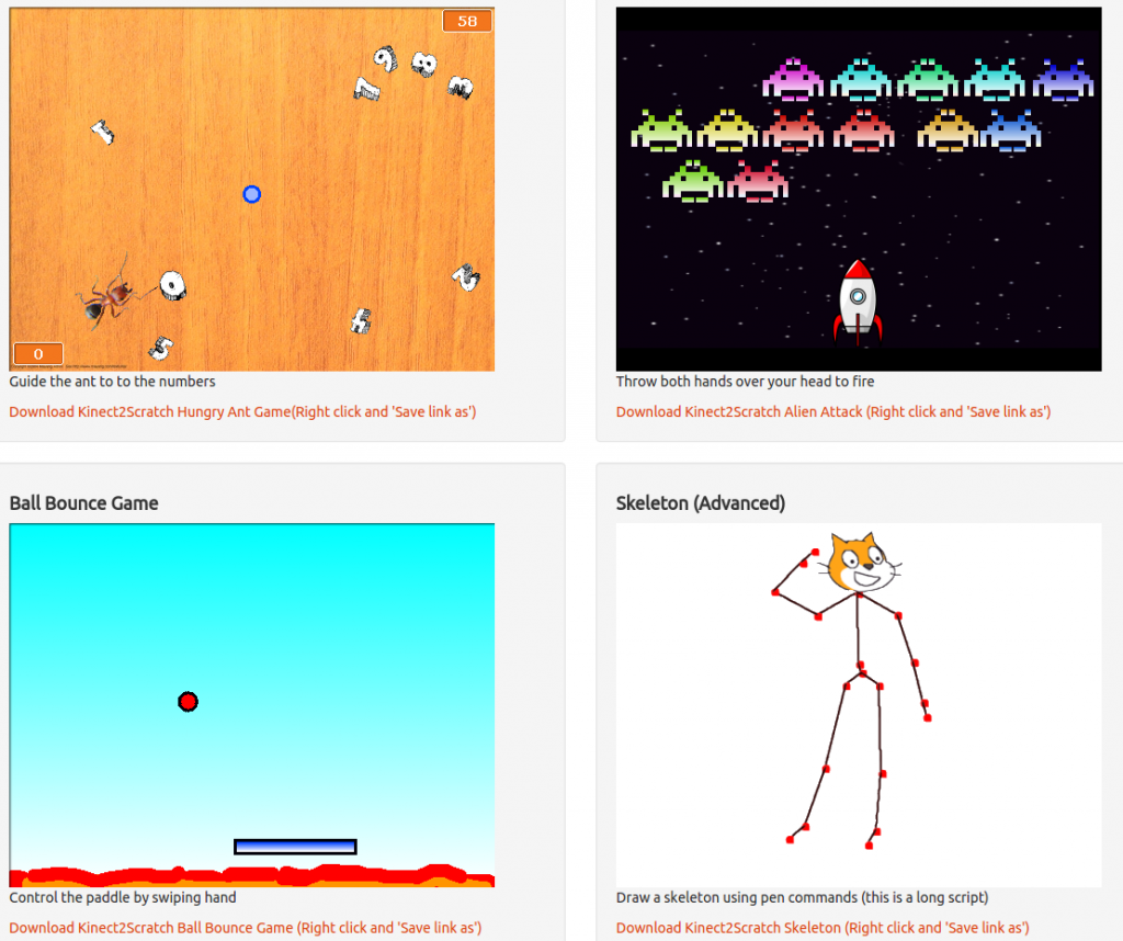 Kinect y Scratch 1.4