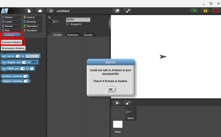 Snap4Arduino y Chromebook