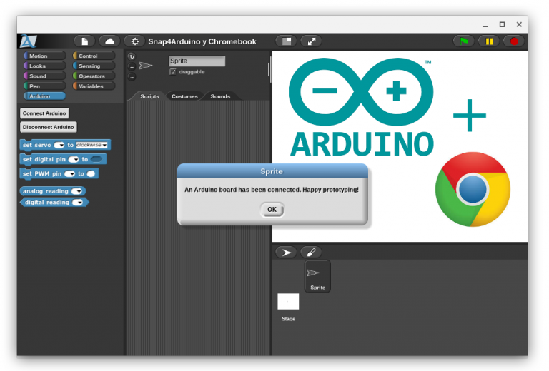 Snap4Arduino y Chromebook