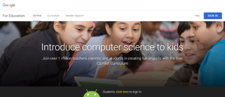 CS First: la plataforma de Google para enseñar programación